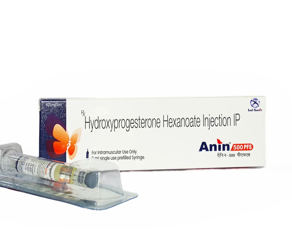 Anin® - 500 mg Prefilled Syringe – Hydroxyprogesterone Hexanoate 500 mg ...