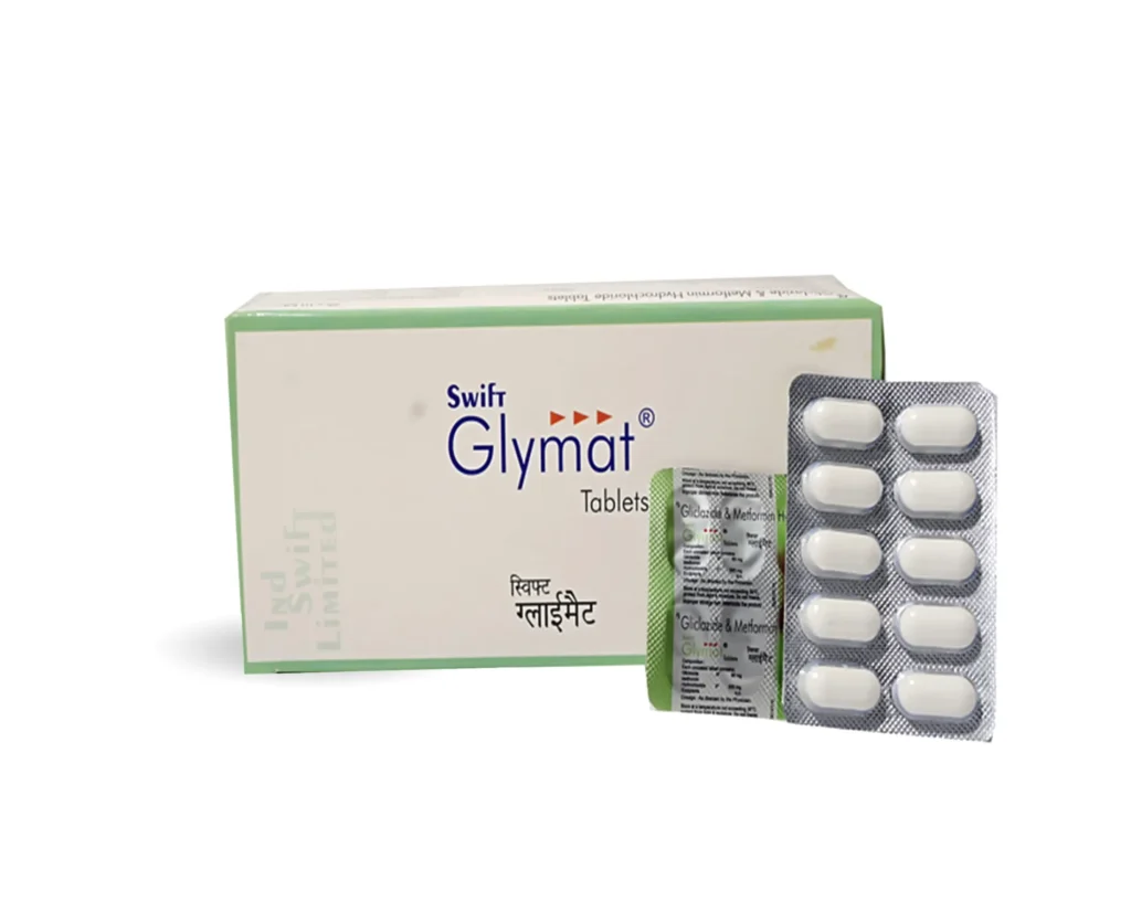 Swift Glymat – Gliclazide 80 mg and Metformin 500 mg Tablet