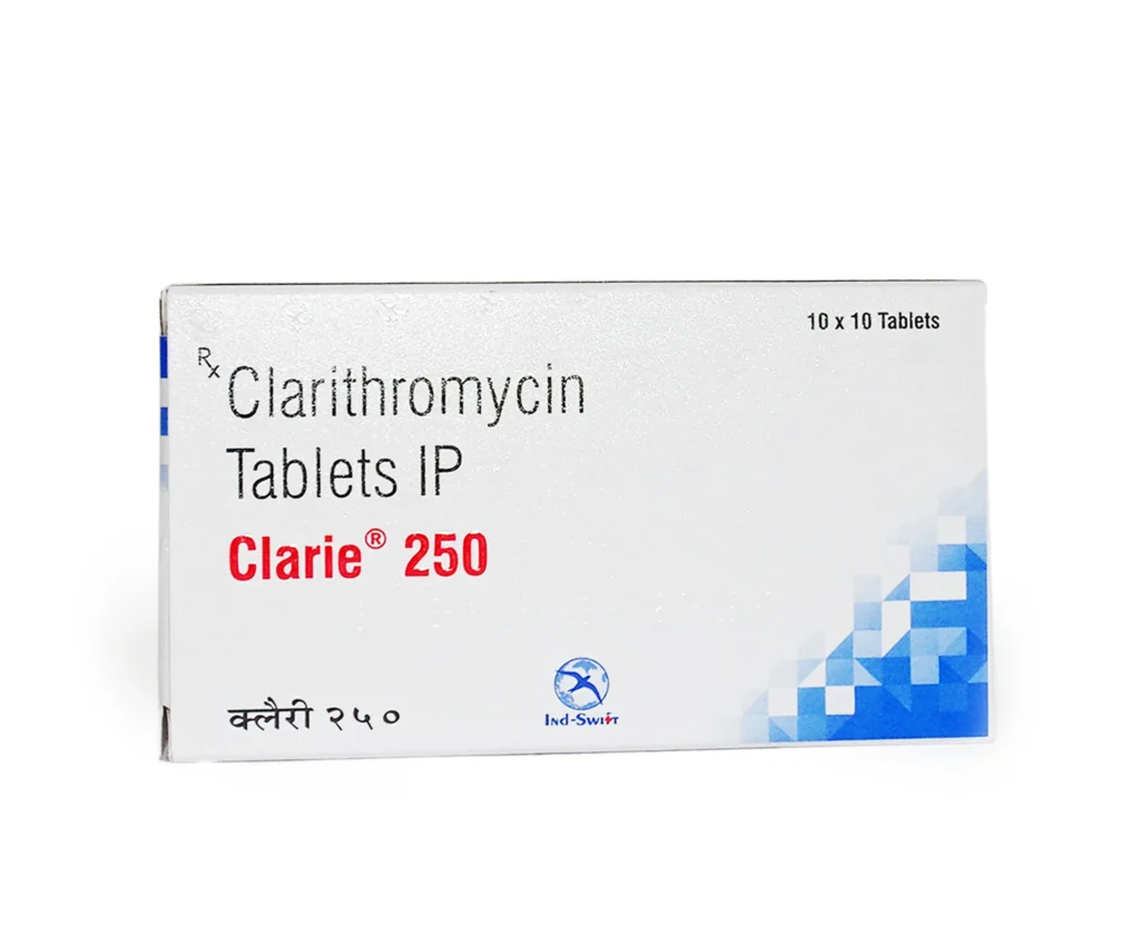 Clarie®-250 – Clarithromycin 250mg Tablet for Infections