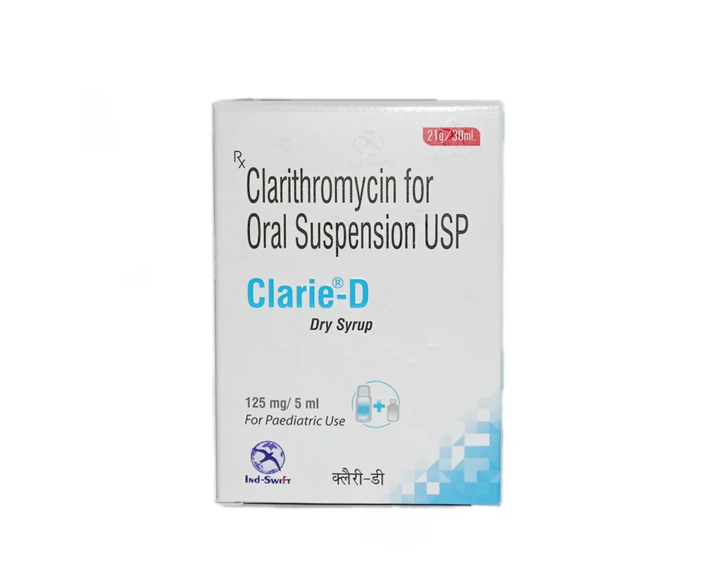 Clarithromycin Dry Syrup – Clarie-D 125 mg Suspension