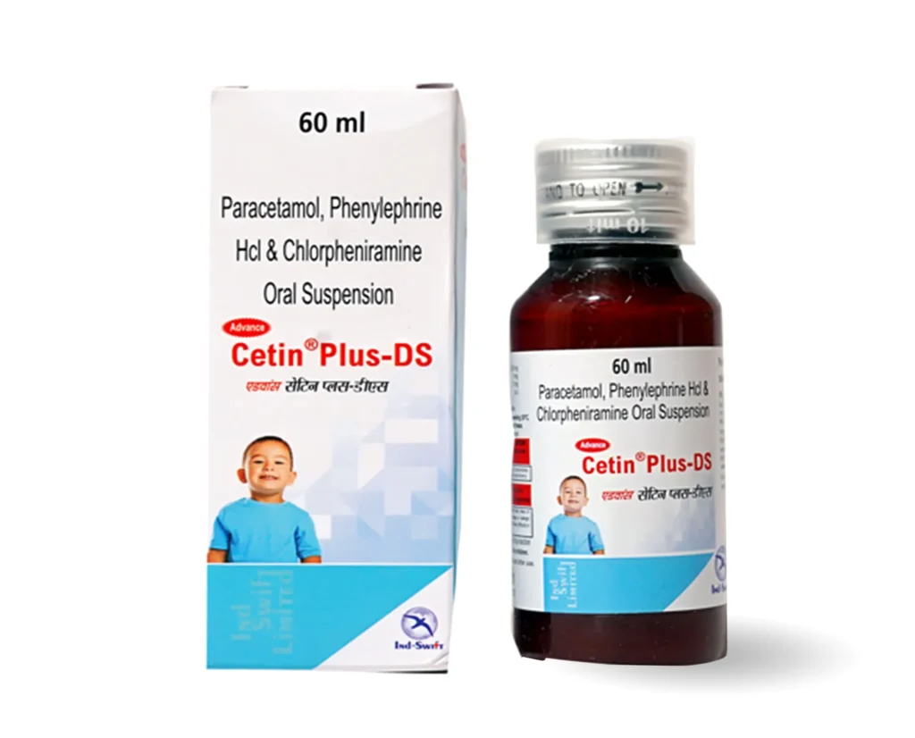 Advance Cetin Plus DS – Cough and Cold Syrup